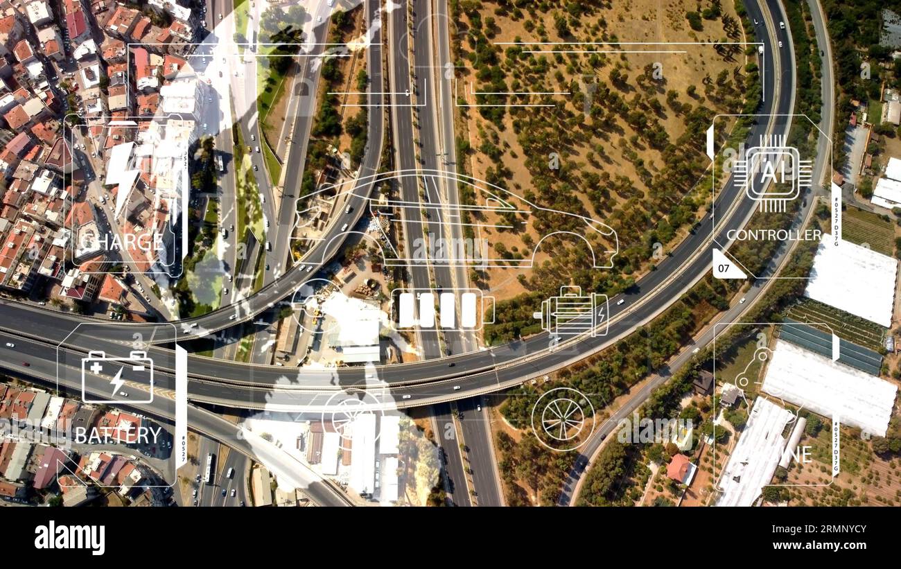 Intelligent Vehicles Cars Communicating Ai Logistic Autonomous Delivery ...