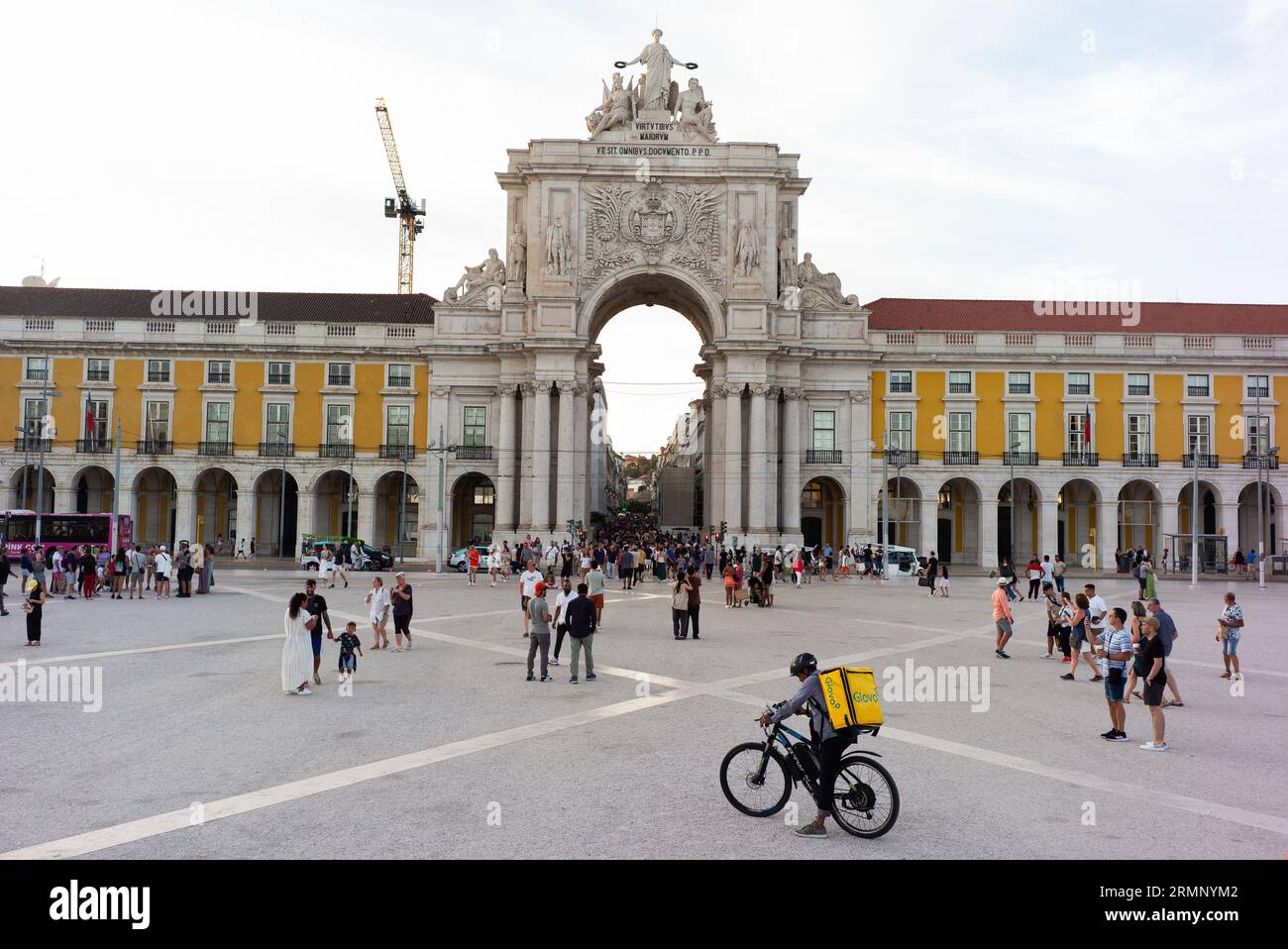 Commerce Square was the site of the Royal Palace of Lisbon for more ...