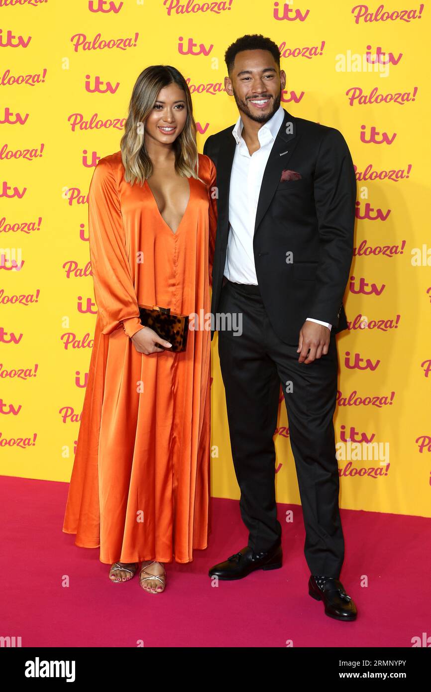 Kaz Crossley and Josh Denzel attend the ITV Palooza! held at The Royal ...