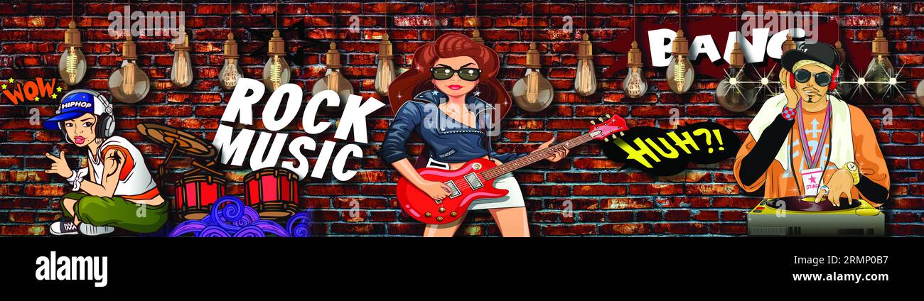 Music hand drawn cartoon doodles illustration. Musical funny objects ...