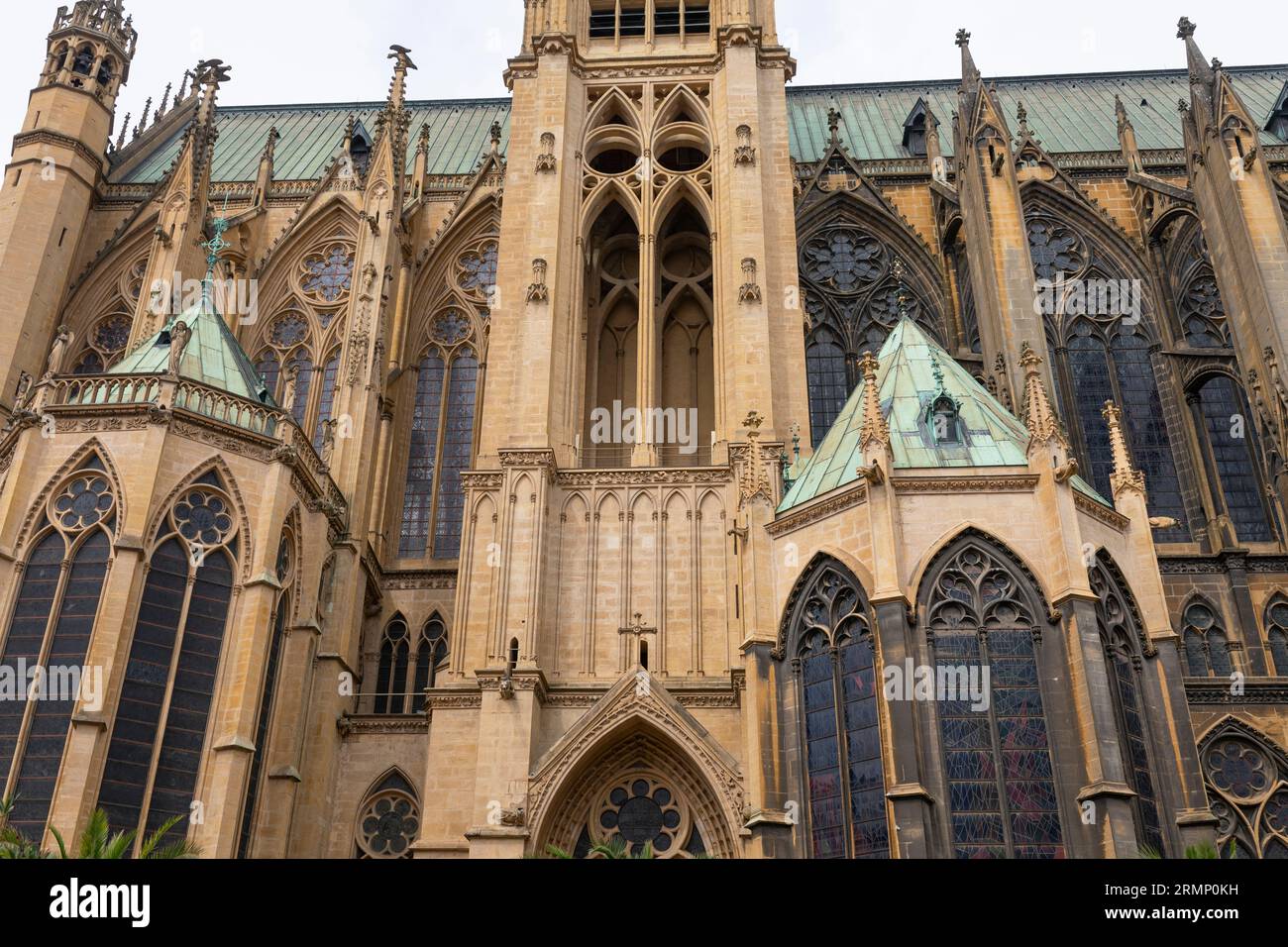Exterior cathedral of Metz,. France Stock Photo - Alamy