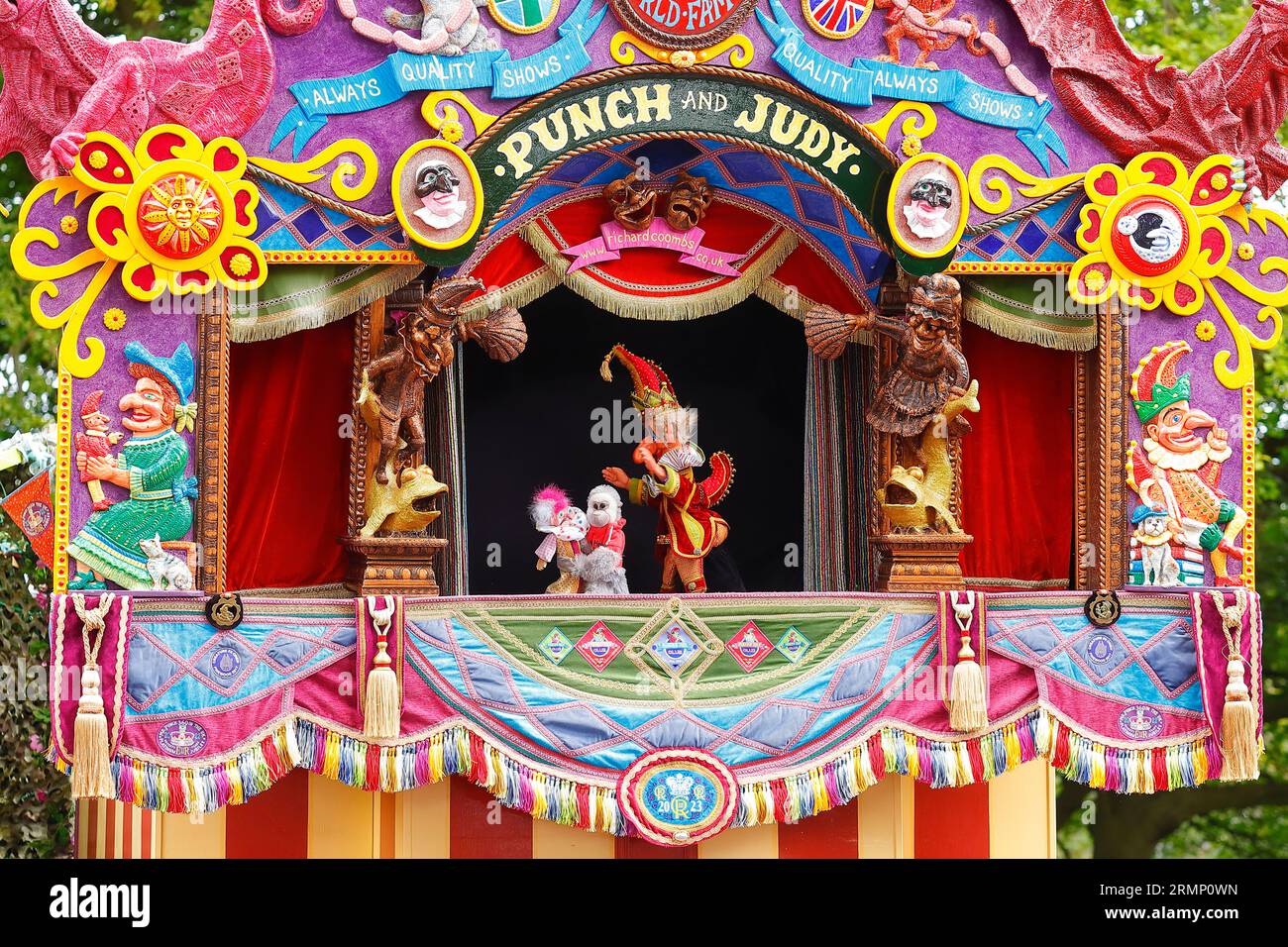 Punch & Judy puppet show at The Heights Of Abraham in Matlock ...