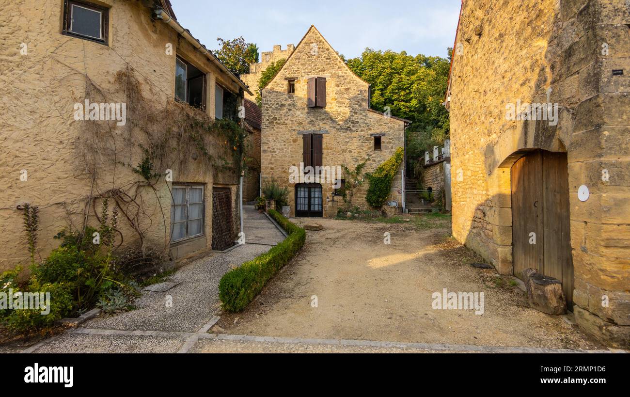 Monfort, near sarlat la caneda dordogne france chateau de monfort views ...