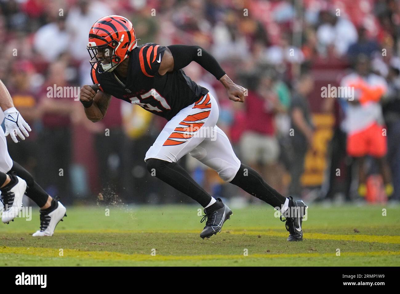 Keandre Jones runs a route on a special teams play during the first ...