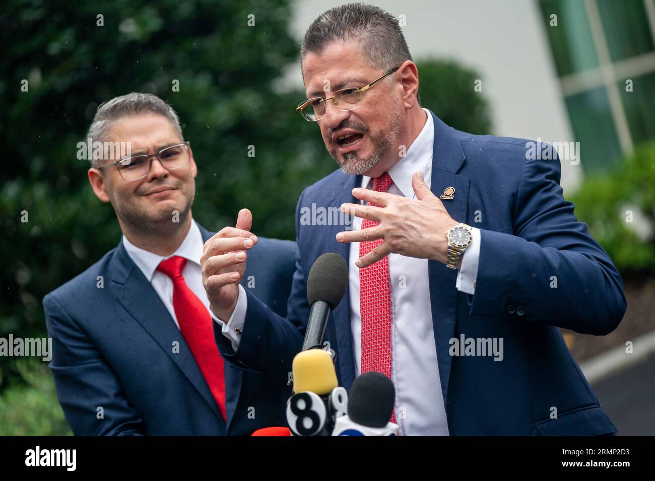 Washington, United States. 29th Aug, 2023. Costa Rican President ...