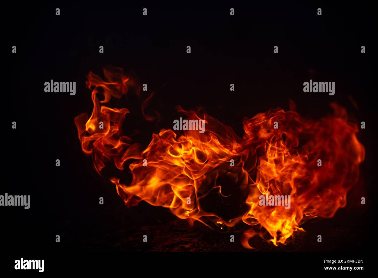 The fire, burning flame. Large burning flaming fire Stock Photo - Alamy