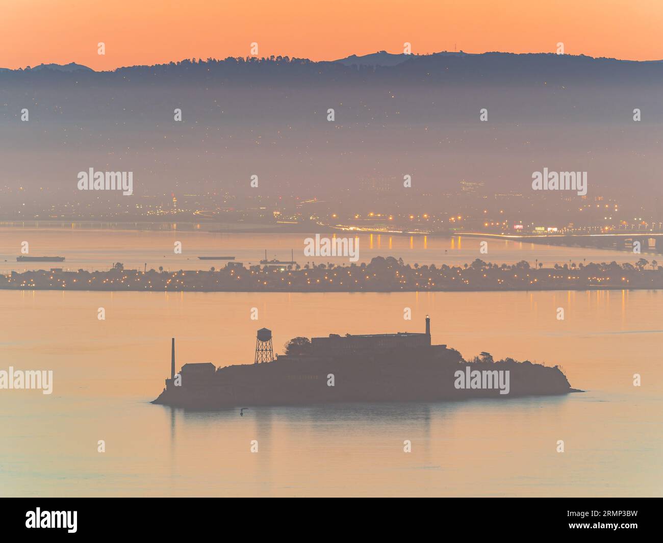 Alcatraz aerial view hi-res stock photography and images - Alamy