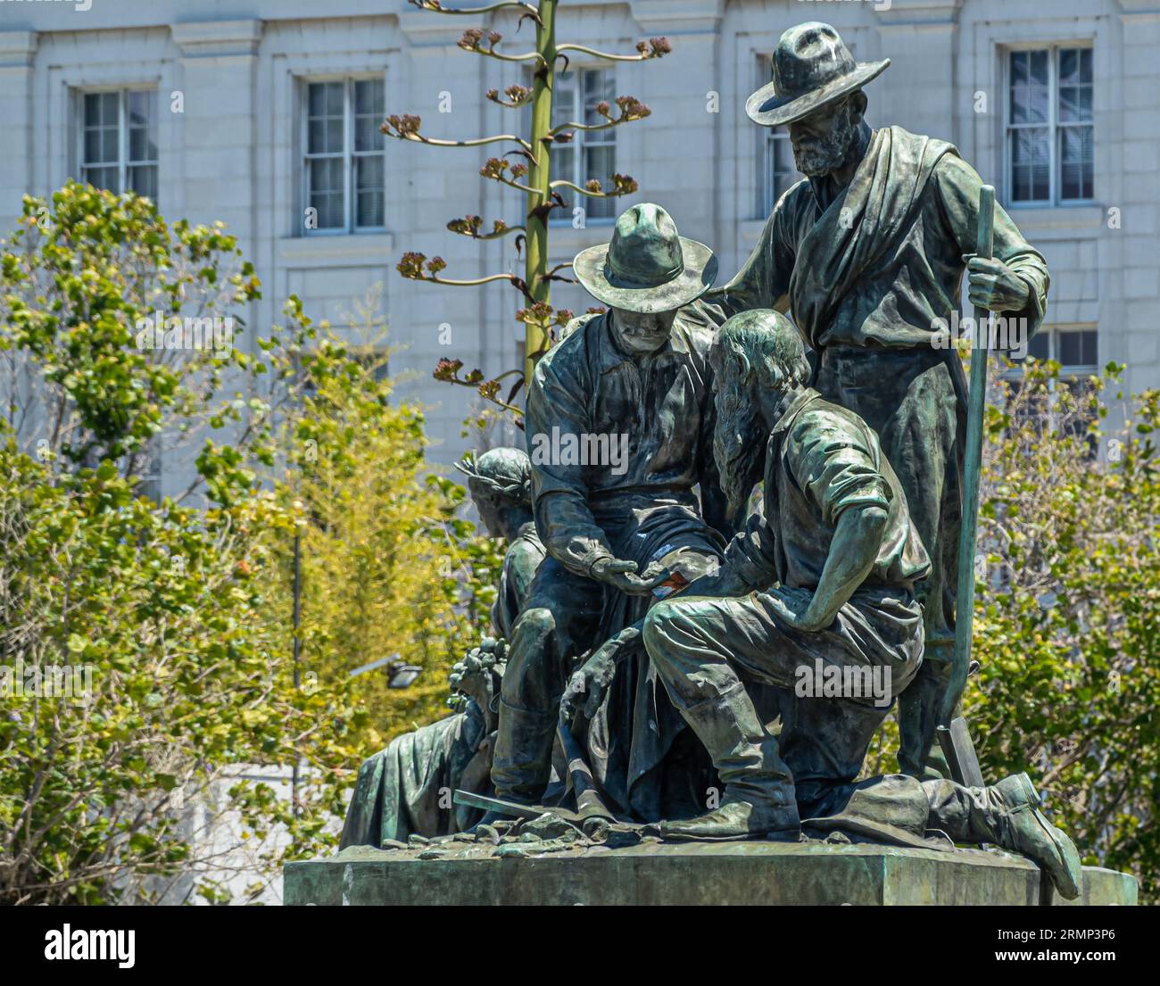 San Francisco, CA, USA - July 12, 2023: Pioneer monument on Fulton ...