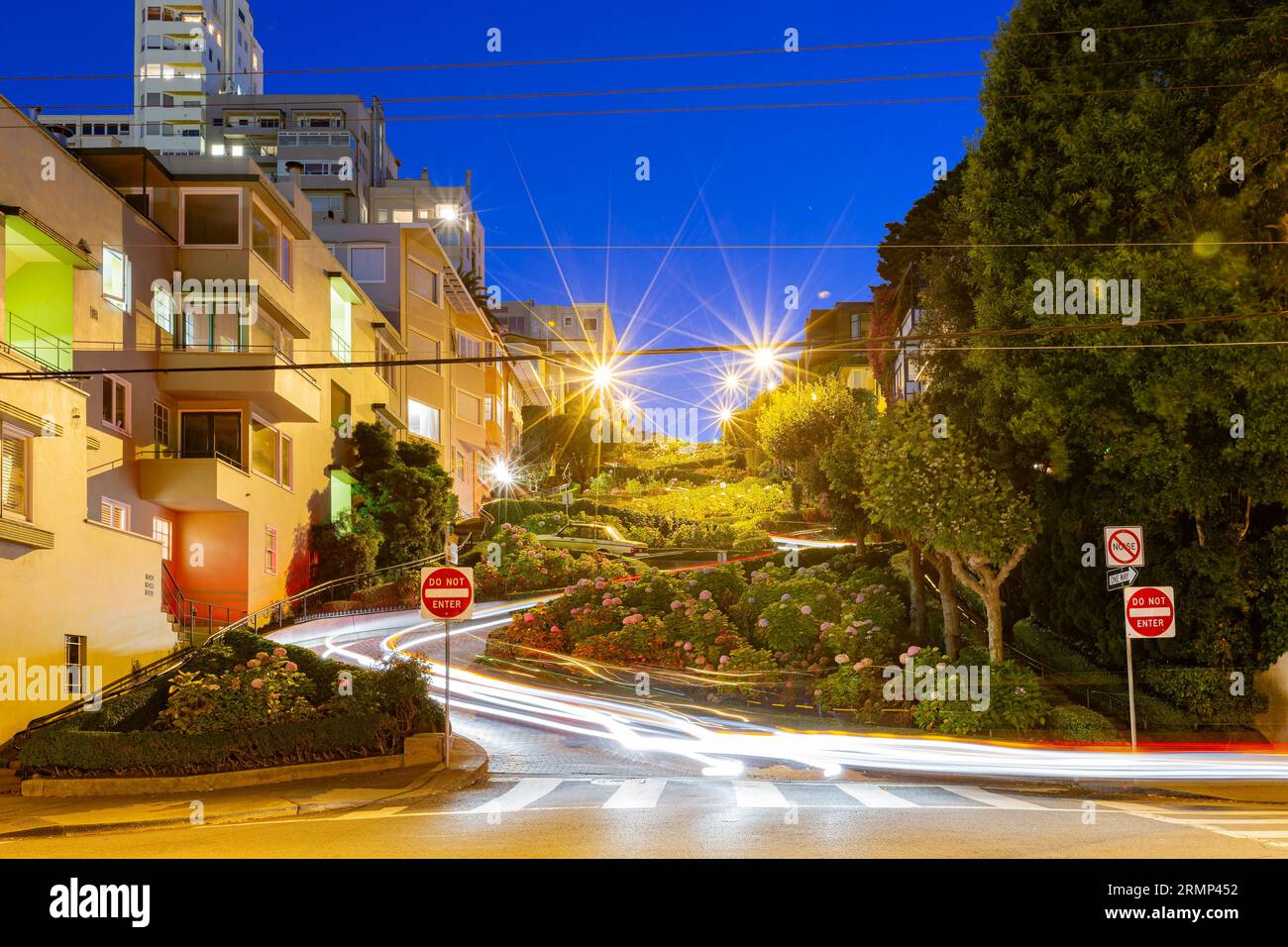 Lombard Street At Night Lombard Street At Night Photograph By Andrea