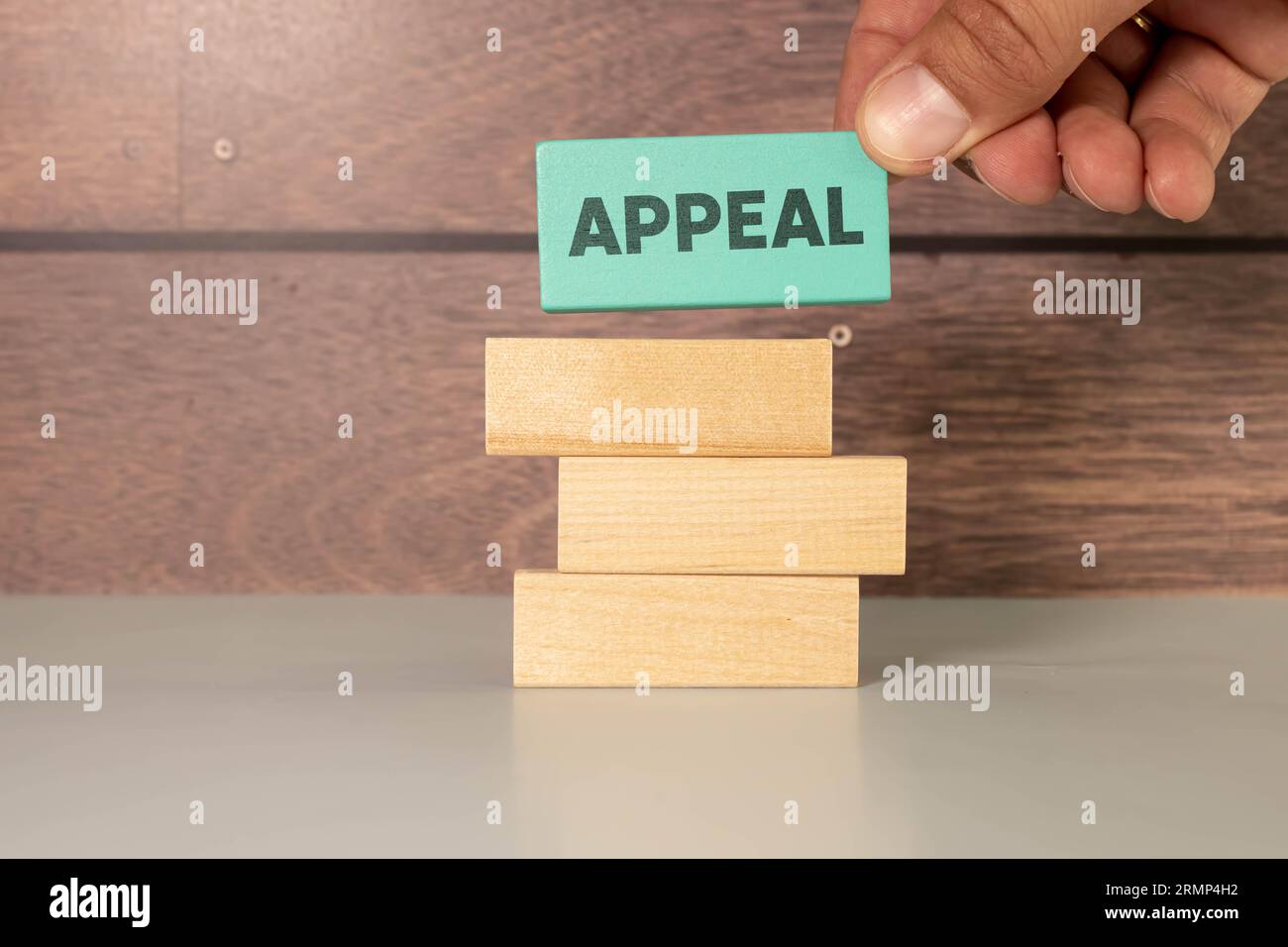 APPEAL word on wood blocks concept Stock Photo - Alamy