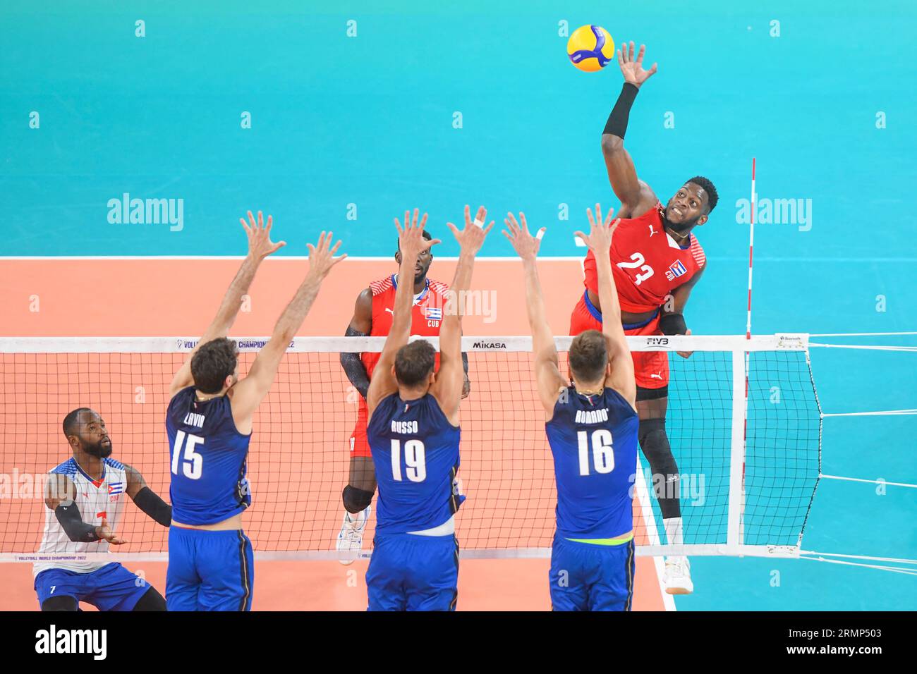 Marlon Yant (Cuba); Daniele Lavia, Roberto Russo, Yuri Romano (Italy ...