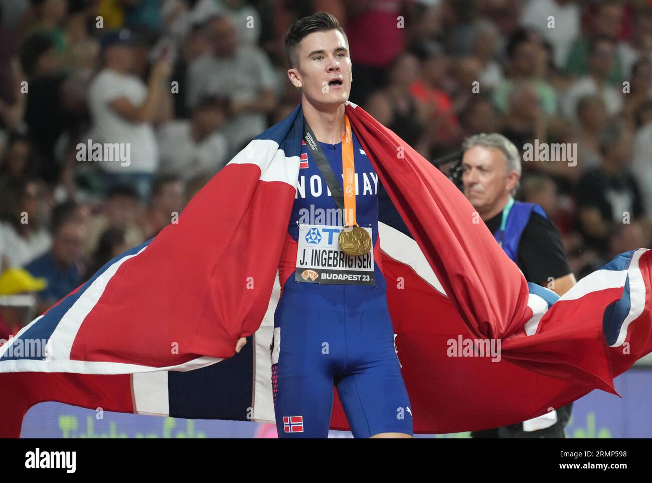 Jakob INGEBRIGTSEN of NOR Final 5000 METRES MEN during the World ...