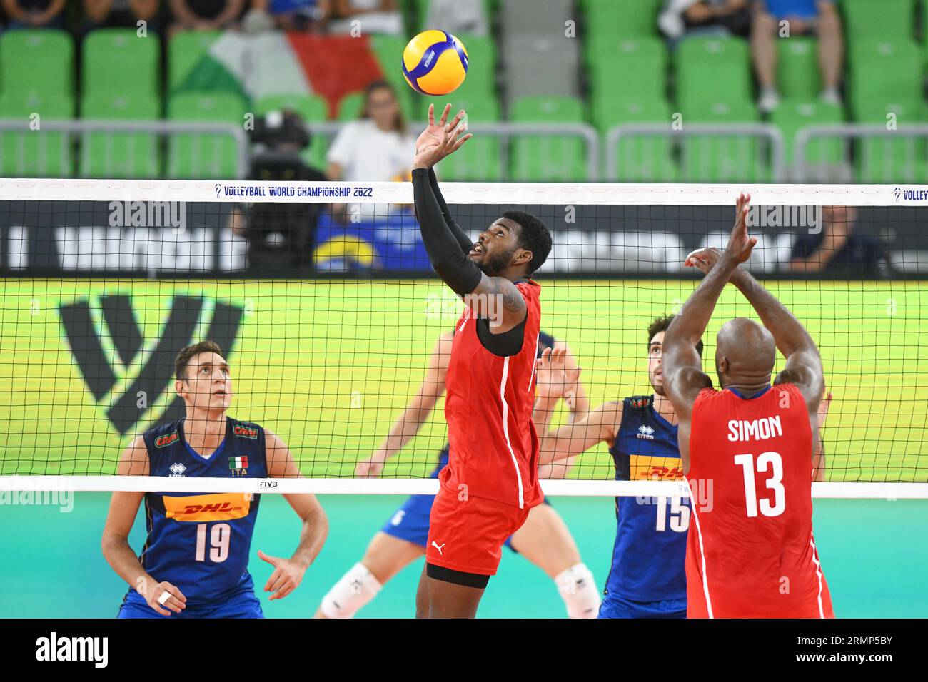 Adrian Goide, Robertlandy Simon (Cuba); Roberto Russo, Daniele Lavia ...