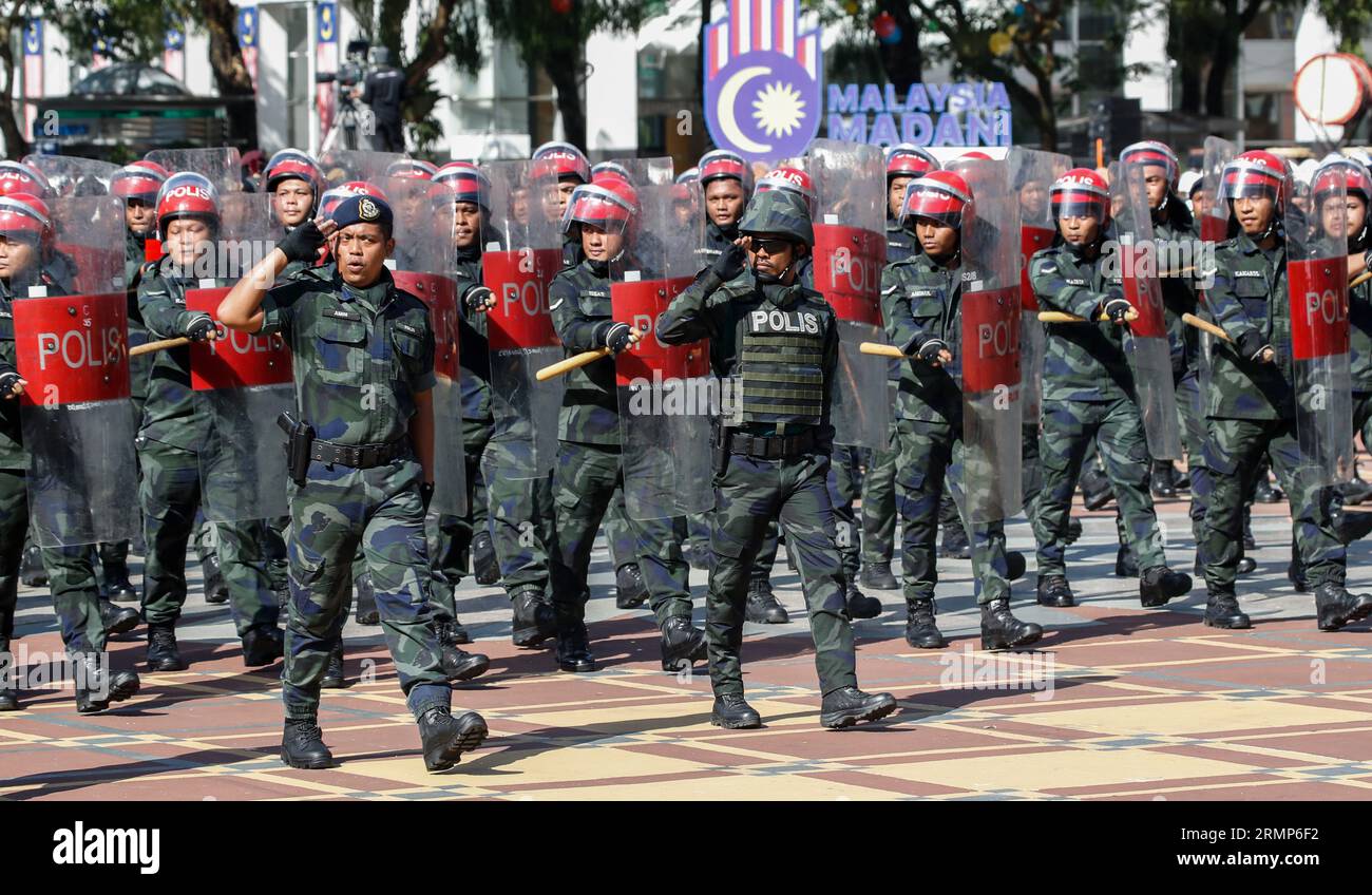 Kuala Lumpur, Malaysia. 29th Aug, 2023. Malaysia's Federal Reserve Unit ...