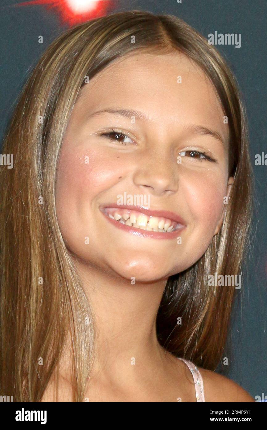 LOS ANGELES - AUG 22: Brynn Cummings at the America's Got Talent Season 18 Live Show Red Carpet ...