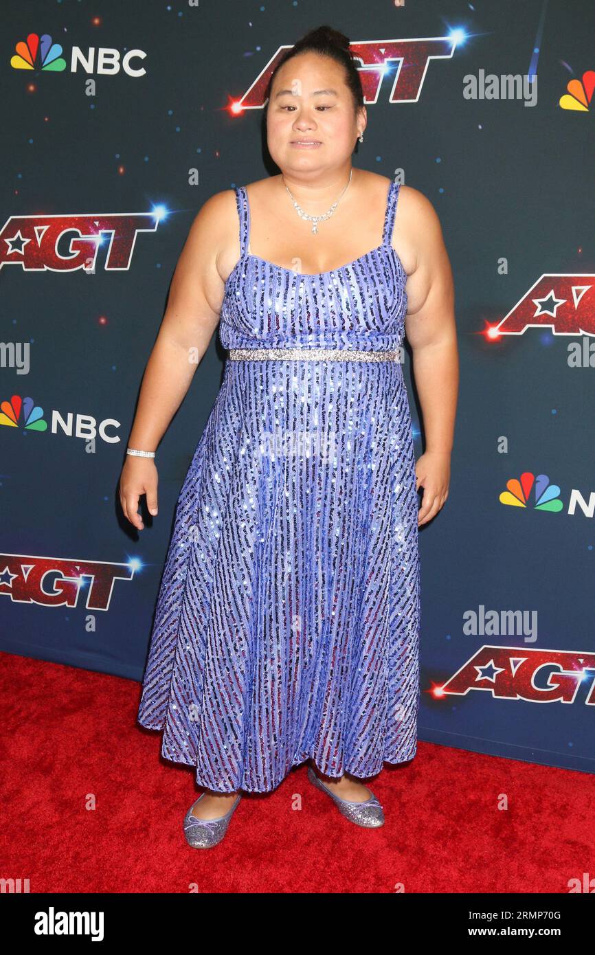 LOS ANGELES - AUG 22: Lavender Darcangelo at the America's Got Talent Season 18 Live Show Red ...