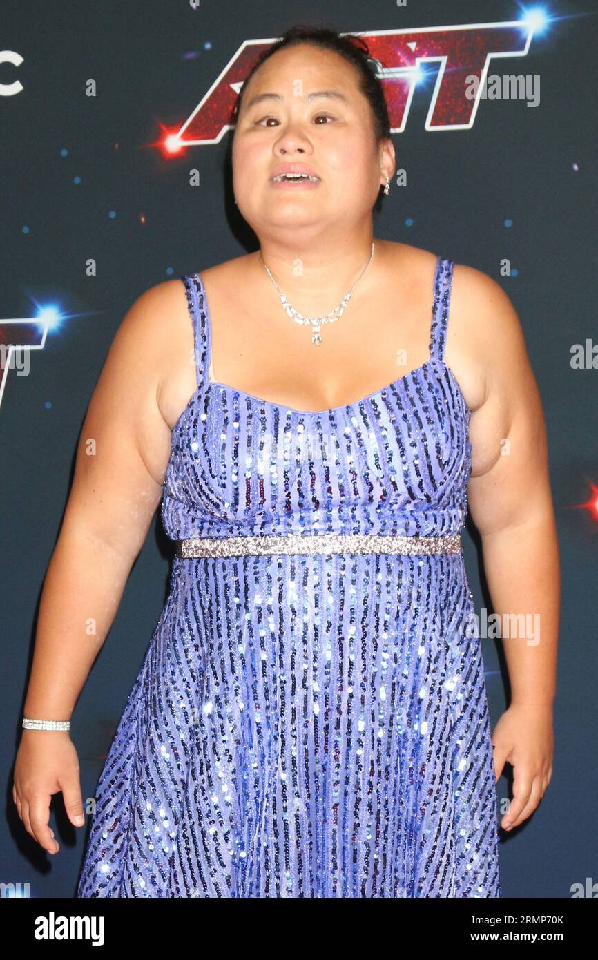 LOS ANGELES - AUG 22: Lavender Darcangelo at the America's Got Talent Season 18 Live Show Red ...