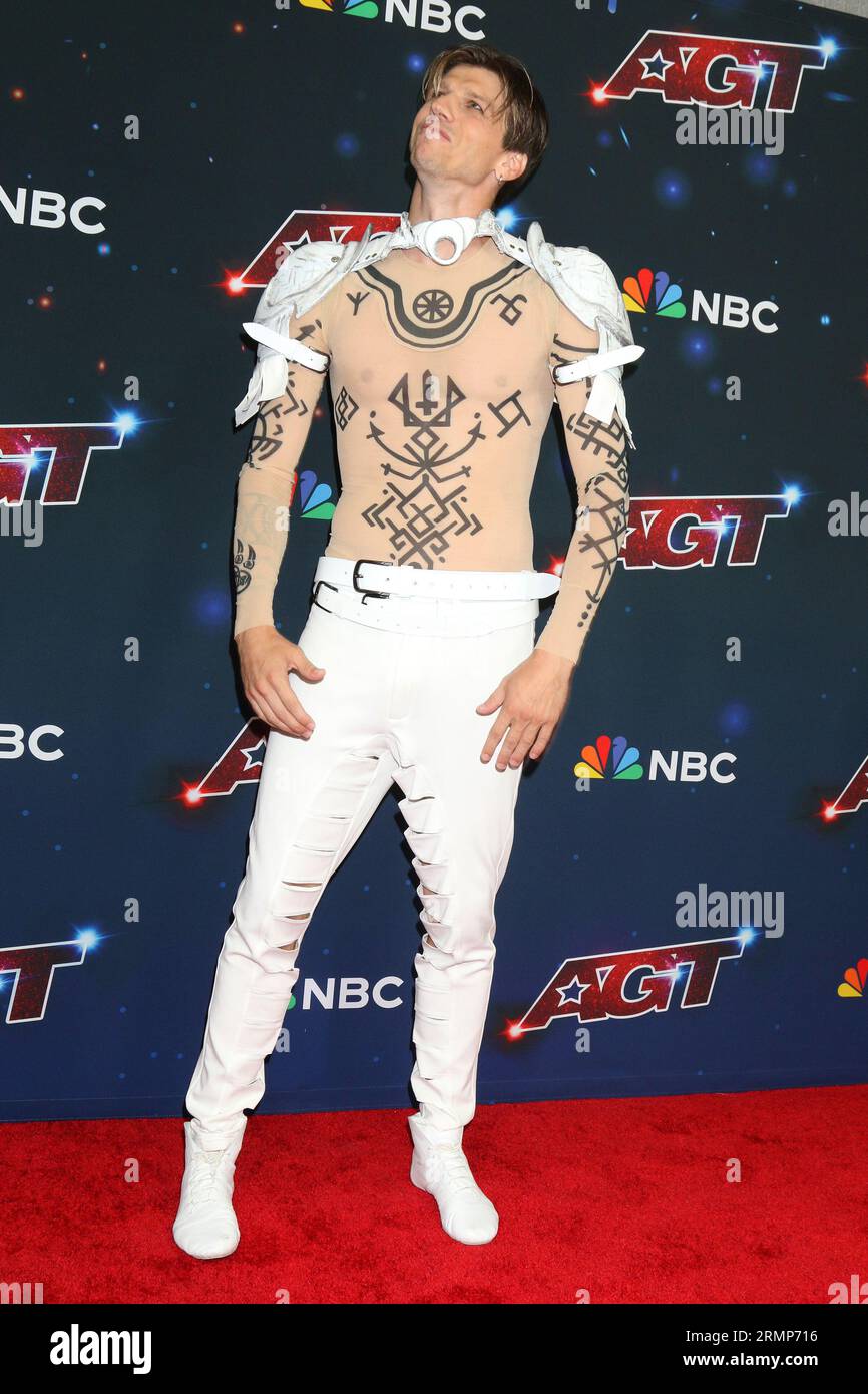 LOS ANGELES - AUG 22: Oleksandr Leshchenko at the America's Got Talent Season 18 Live Show Red ...