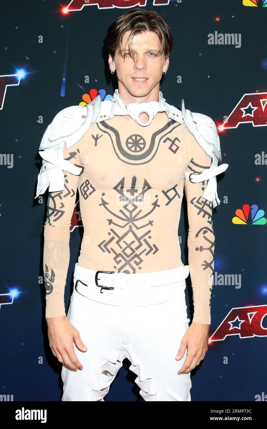 LOS ANGELES - AUG 22: Oleksandr Leshchenko at the America's Got Talent Season 18 Live Show Red ...