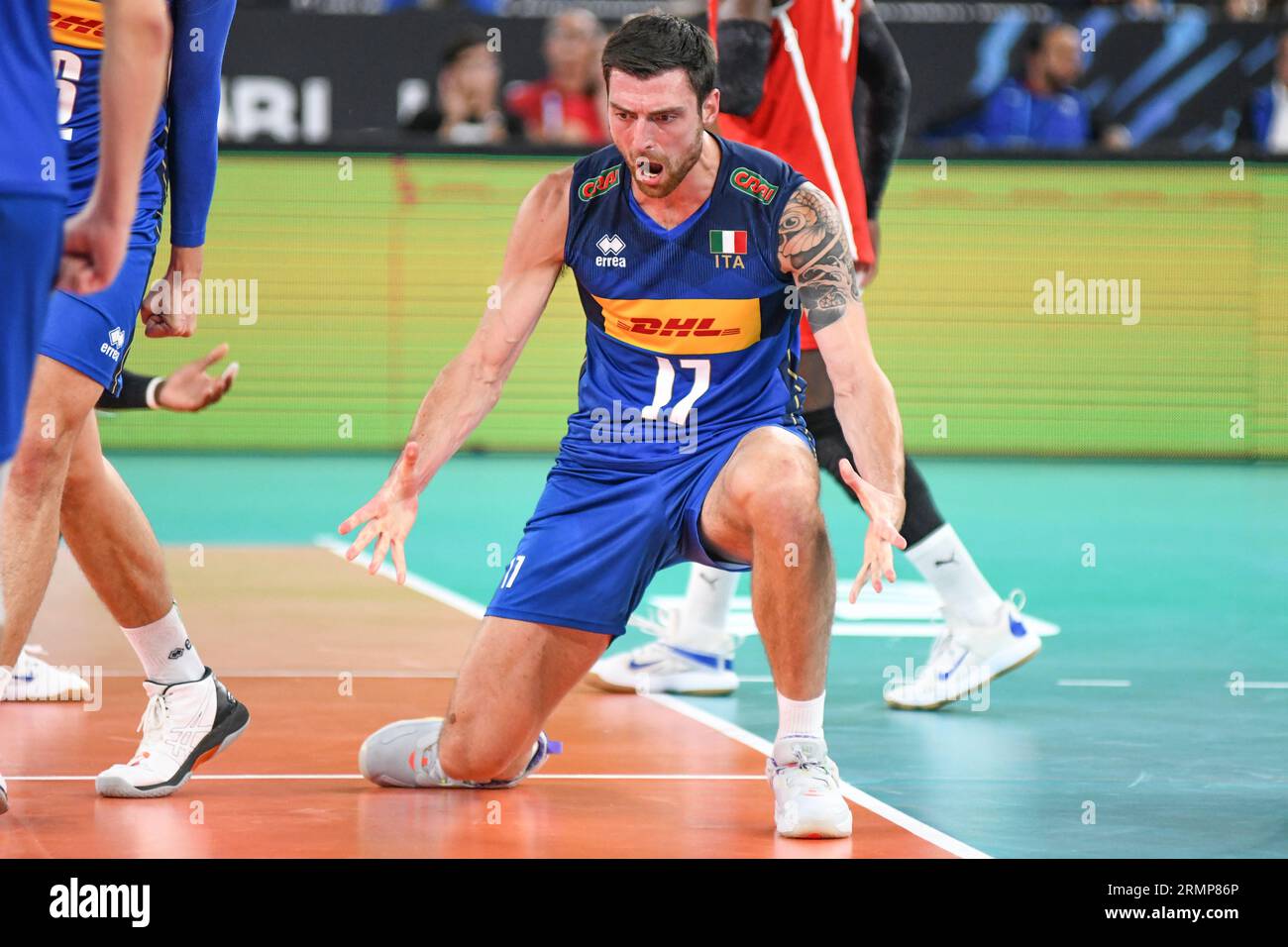 Simone Anzani (Italy). Volleyball World Championship 2022. Round of 16 ...