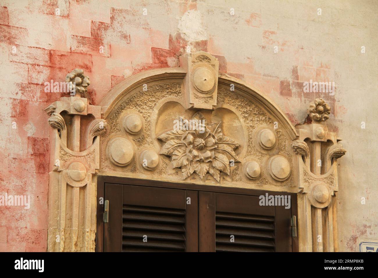 Old facade on via hi-res stock photography and images - Alamy
