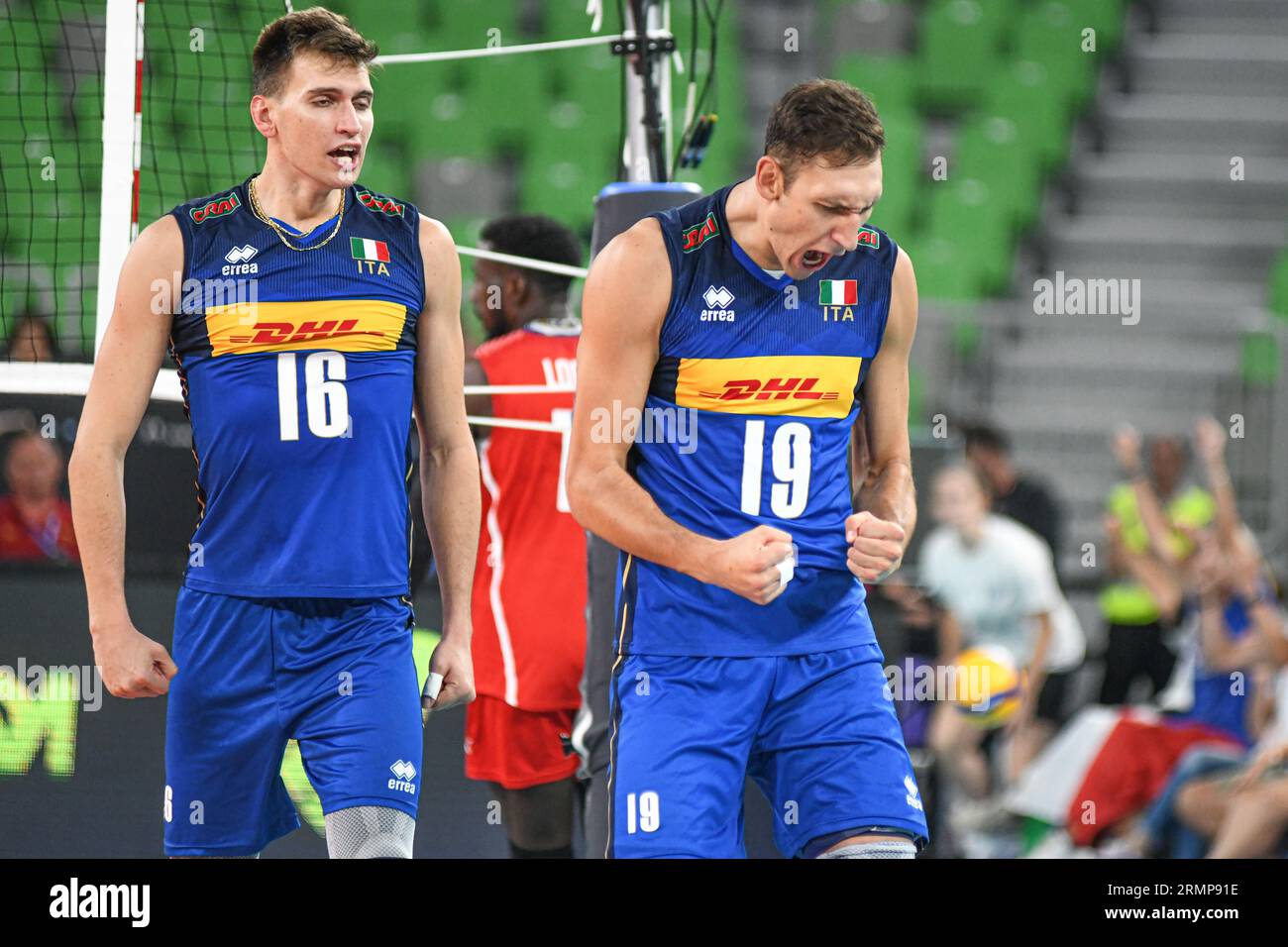Roberto Russo, Yuri Romano (Italy). Volleyball World Championship 2022 ...