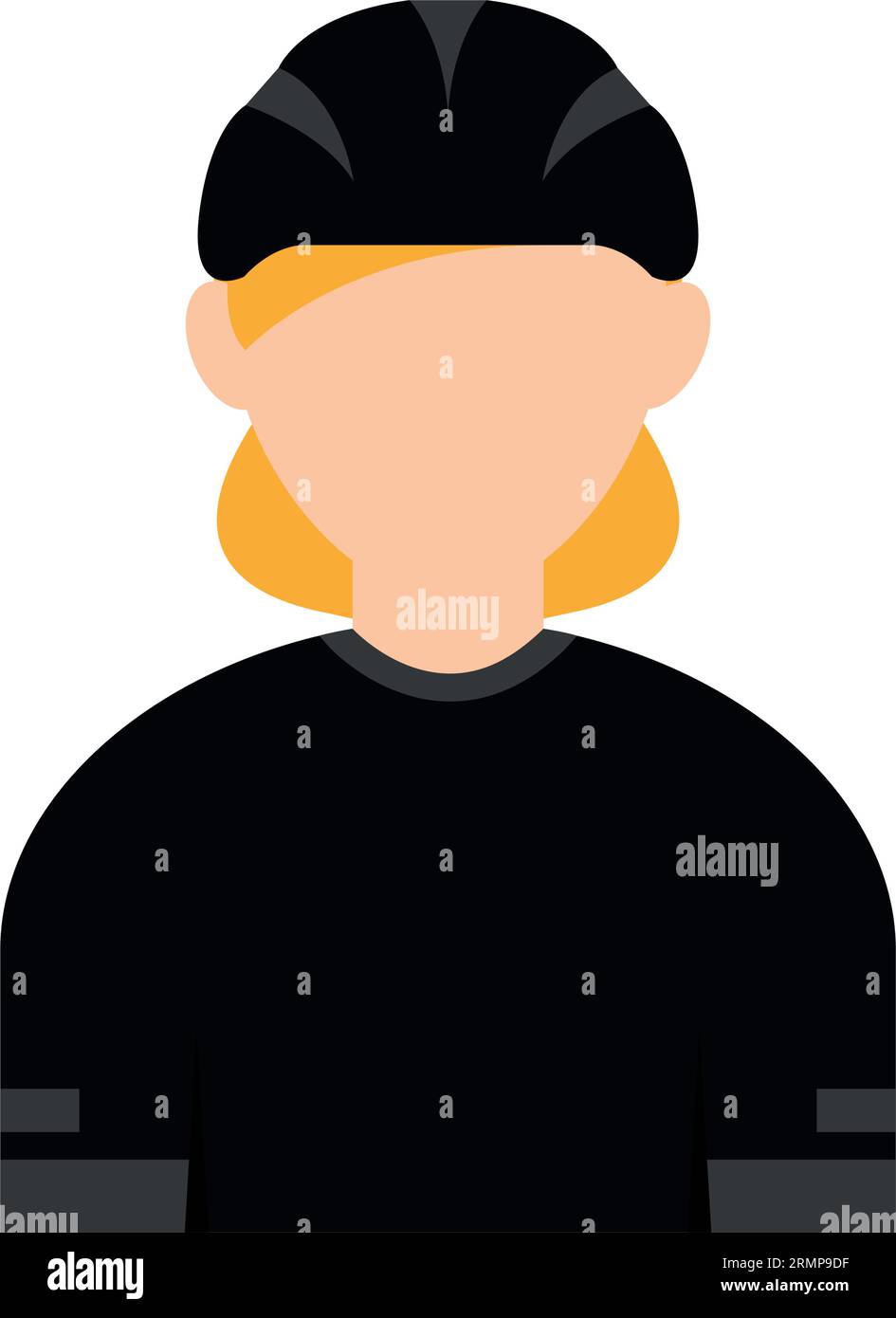 Isolated abstract colored female cyclist character Vector Stock Vector ...
