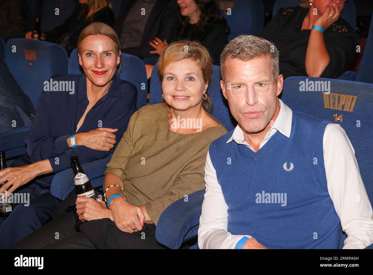 Berlin, Germany. 29th Aug, 2023. Bettina Lamprecht (l-r), Annette Frier ...