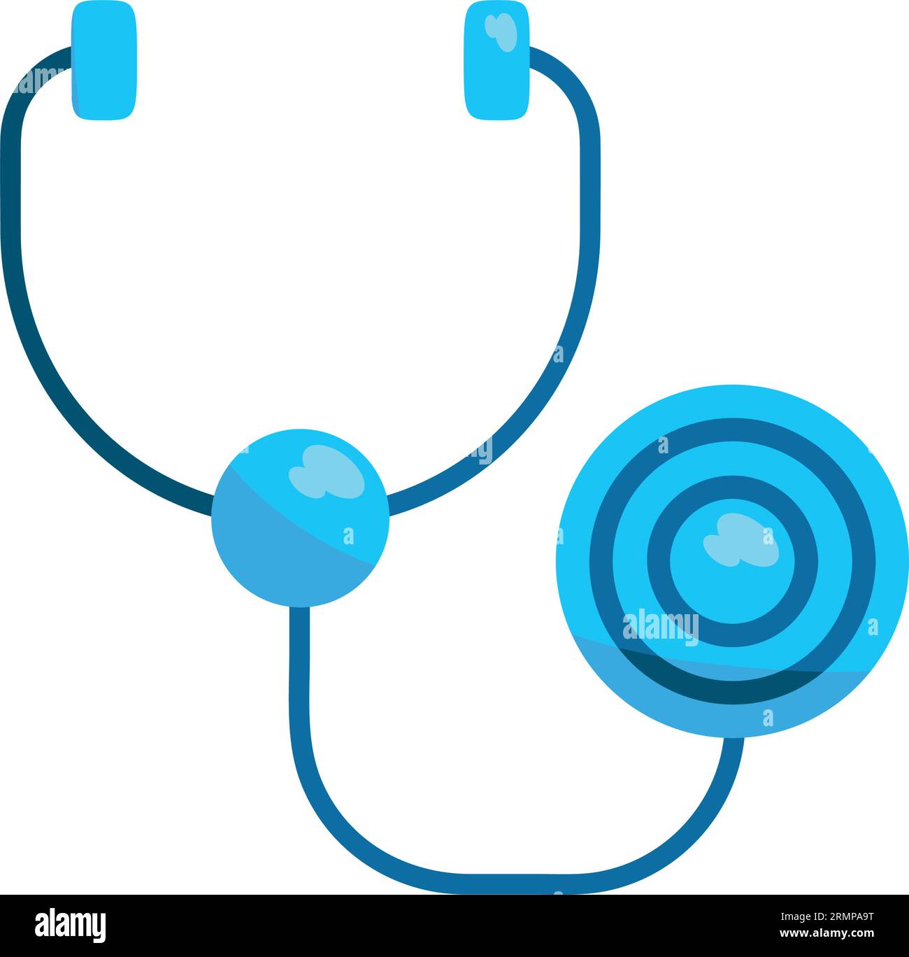 blue stethoscpe illustration vector isolated Stock Vector Image & Art ...