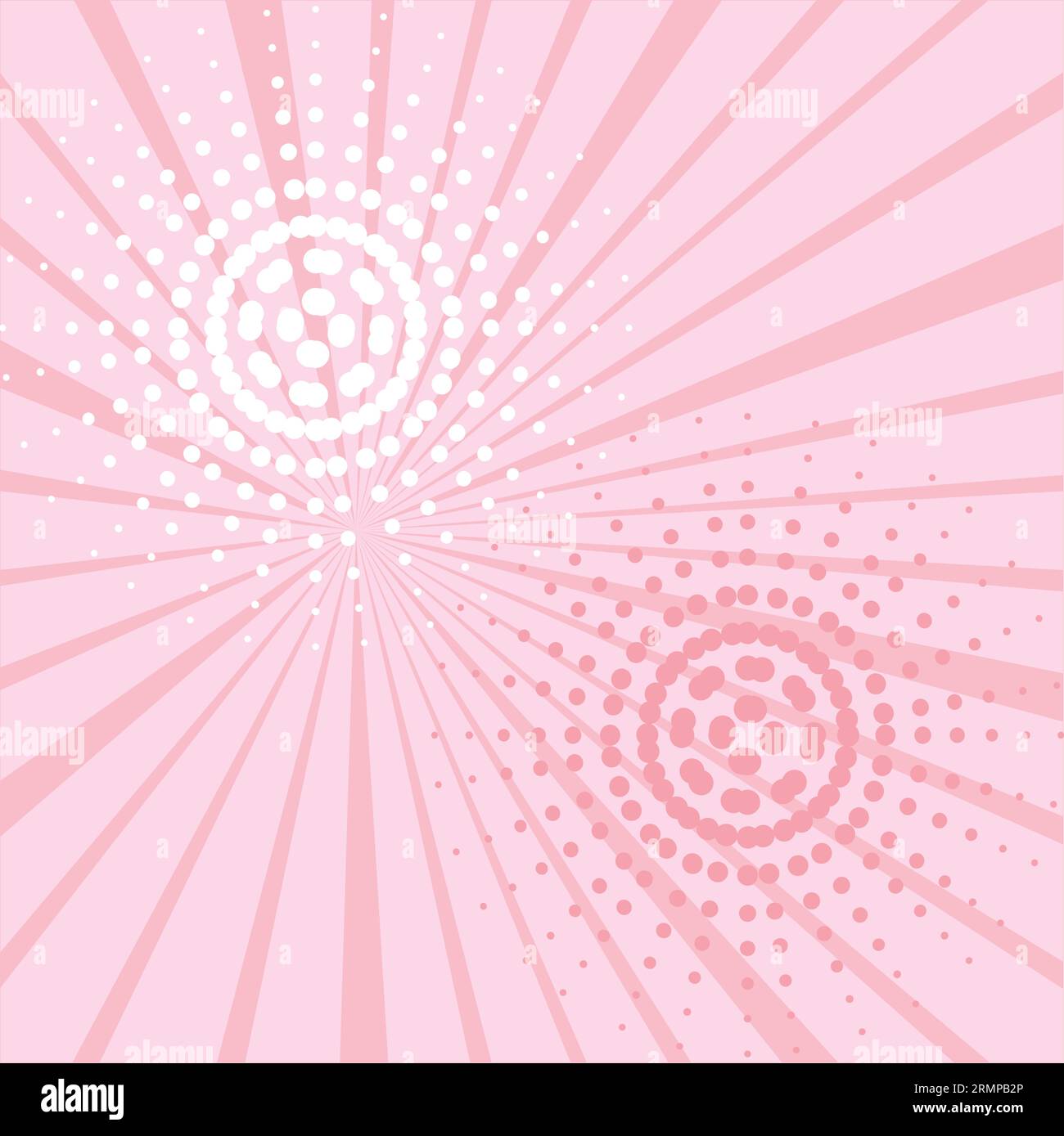 Colored empty comic page with halftone effects Vector Stock Vector ...