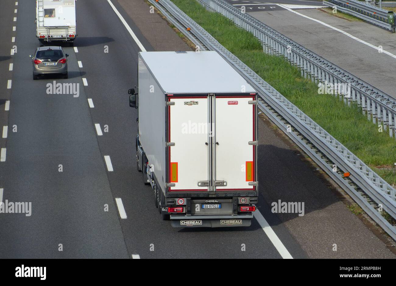 After the summer break, the Milan-Venice motorway is already at full ...