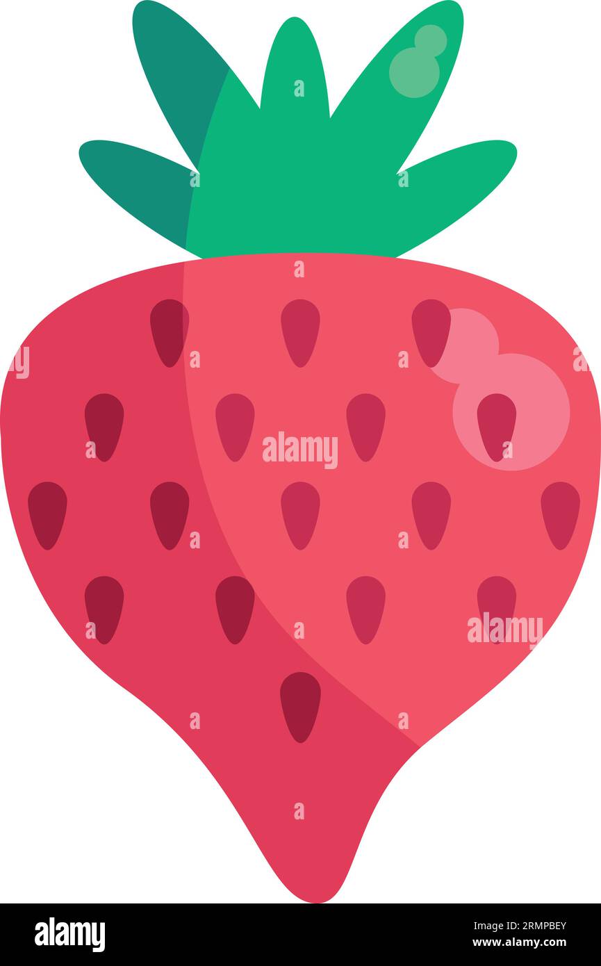 strawberry fruit design vector isolated vector isolated Stock Vector ...