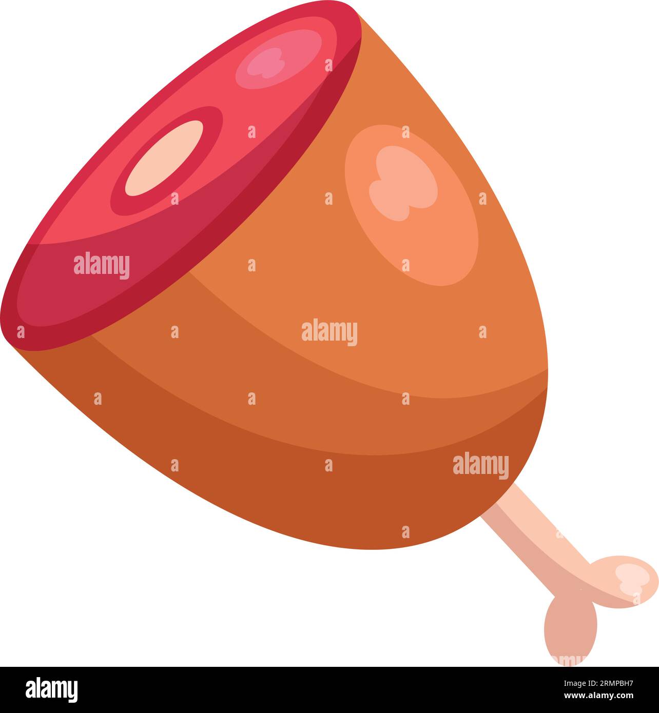 ham leg illustration vector isolated Stock Vector Image & Art - Alamy