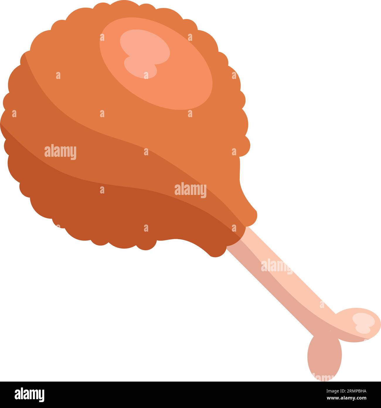 fried chicken illustration vector isolated Stock Vector Image & Art - Alamy