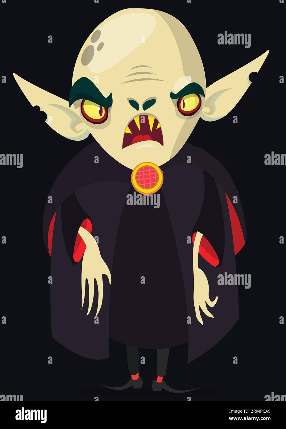 Wearing vampire cape Stock Vector Images - Alamy
