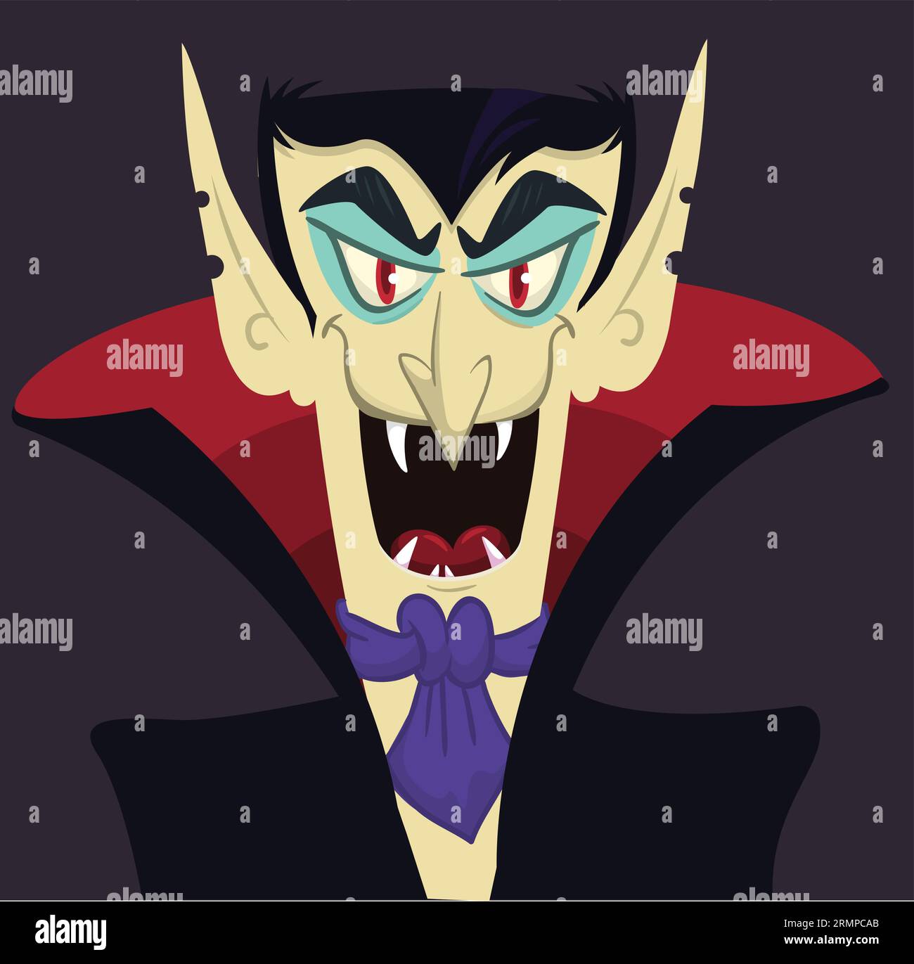 Wearing vampire cape Stock Vector Images - Alamy