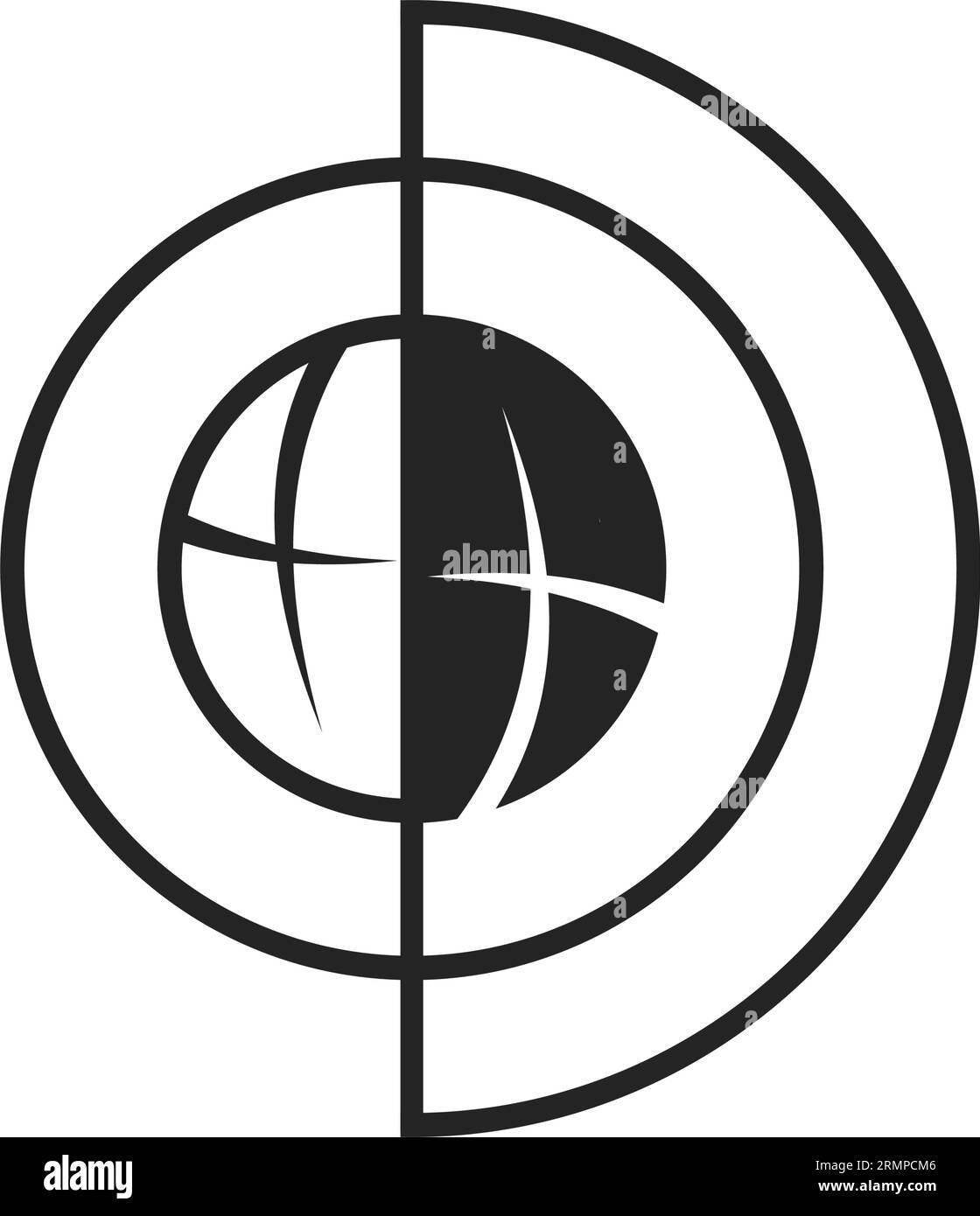 world logo template Isolated. Brand Identity. Icon Abstract Vector ...