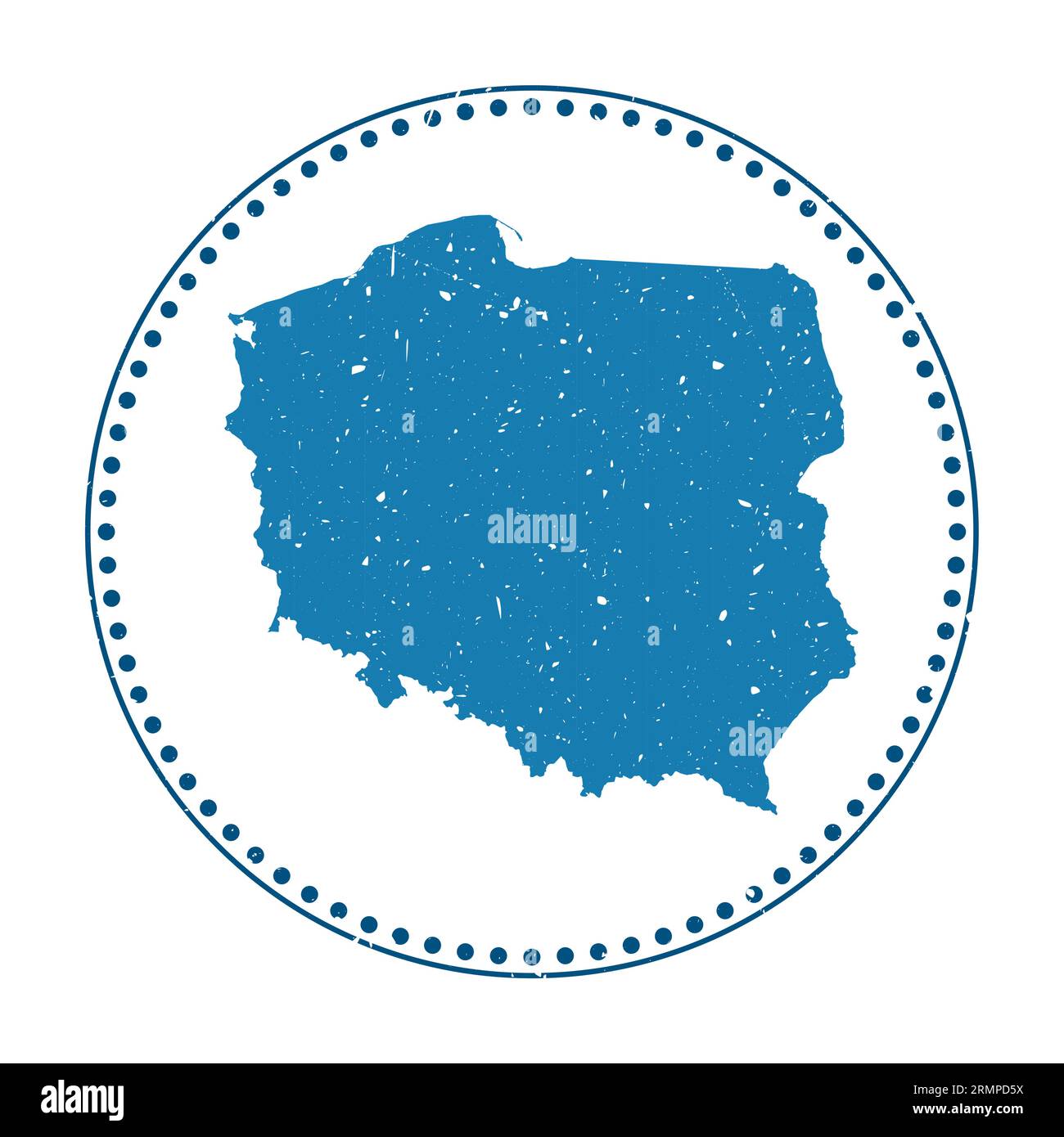 Poland sticker. Travel rubber stamp with map of the country, vector ...