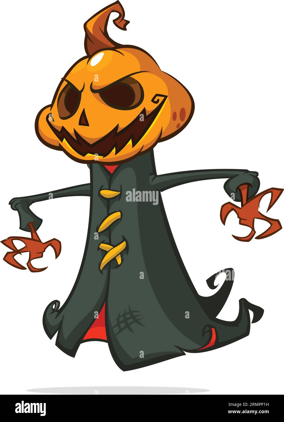 Scary Cartoon Scarecrow