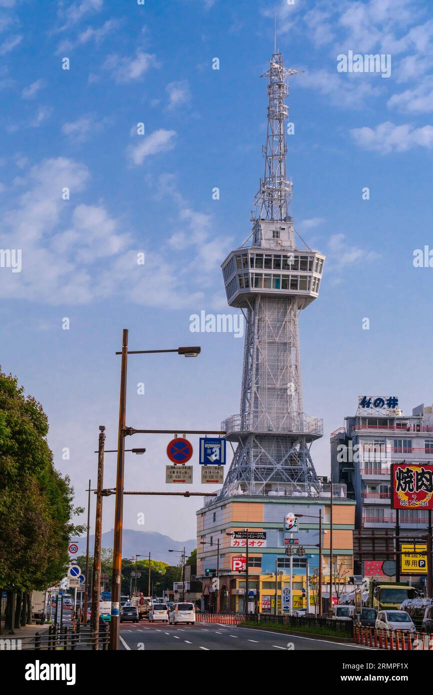 Japan, Kyushu, Beppu. Beppu Tower and Observation Deck Stock Photo - Alamy