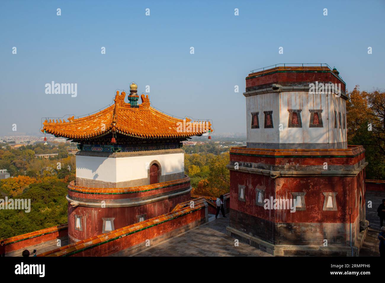 Cultural landscape of the Summer Palace in Beijing, China. Ancient ...