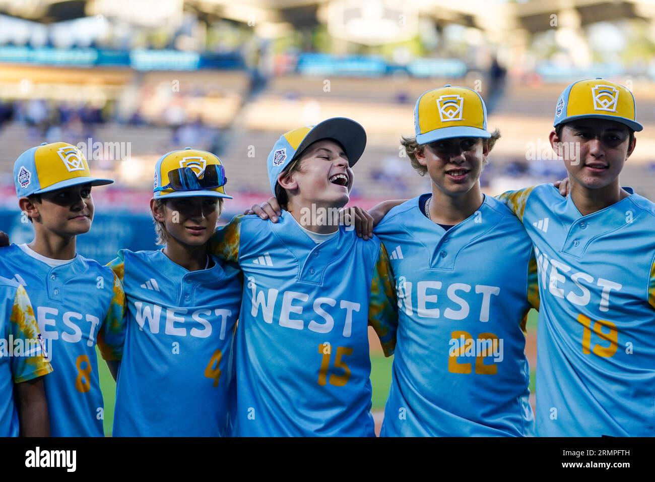 El Segundo players stand during a ceremony honoring the team's victory ...