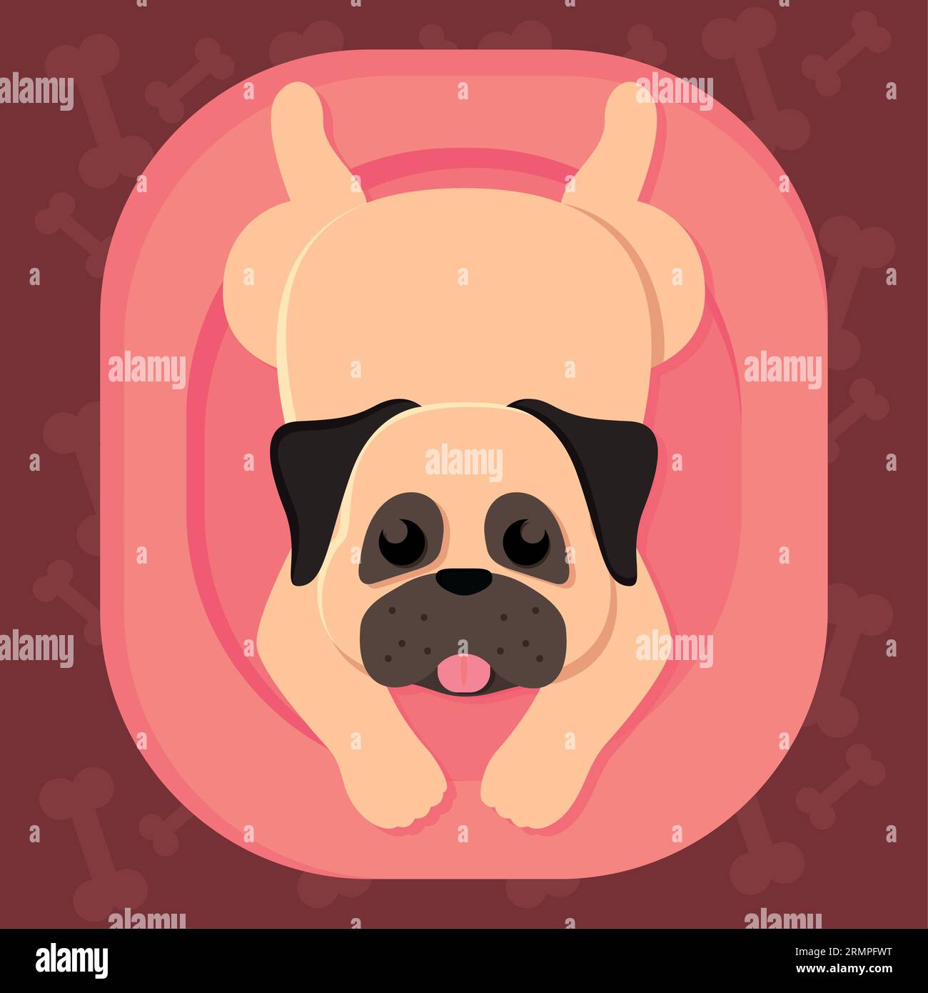Isolated cute layered dog character Vector Stock Vector Image & Art - Alamy