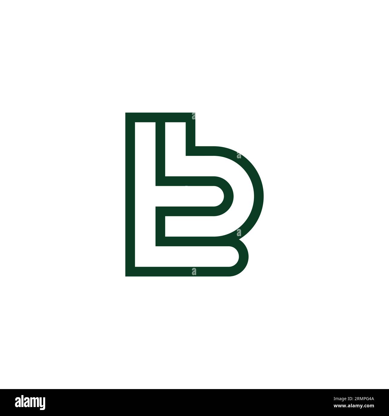 letter tb outline geometric logo vector Stock Vector Image & Art - Alamy