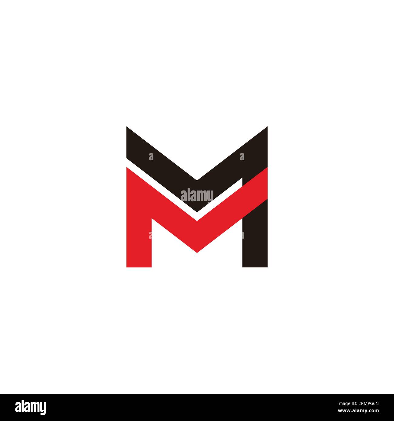 letter mm colorful geometric logo vector Stock Vector Image & Art - Alamy