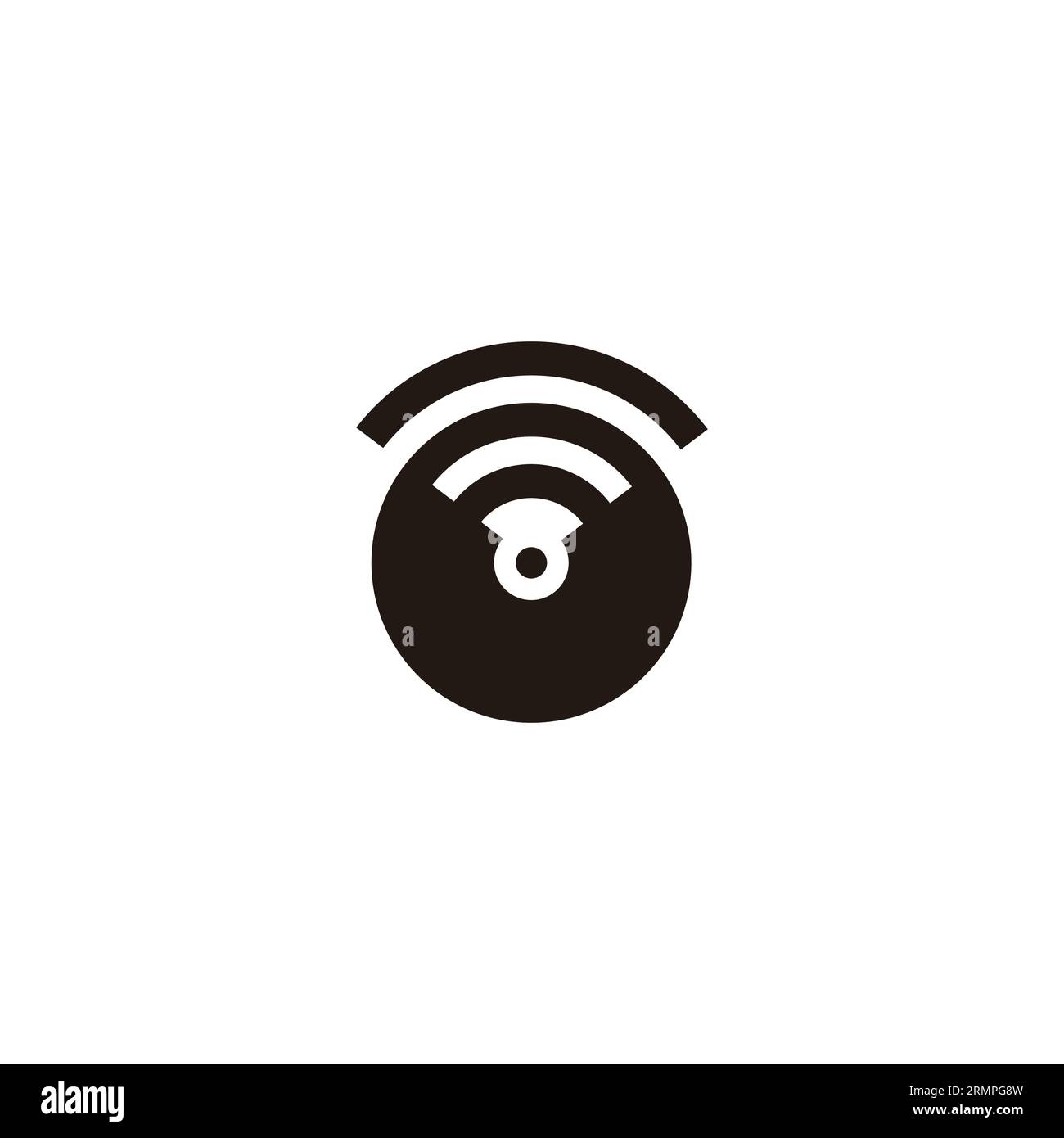 circle internet signal button symbol icon vector Stock Vector Image ...