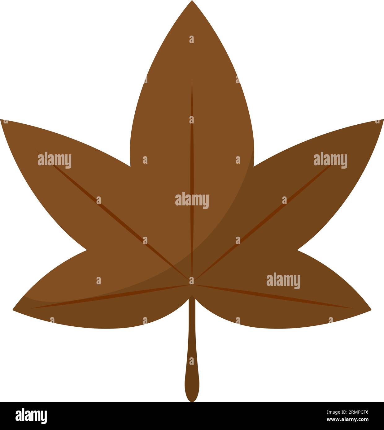 Isolated colored autumn leaf icon Vector Stock Vector Image & Art - Alamy