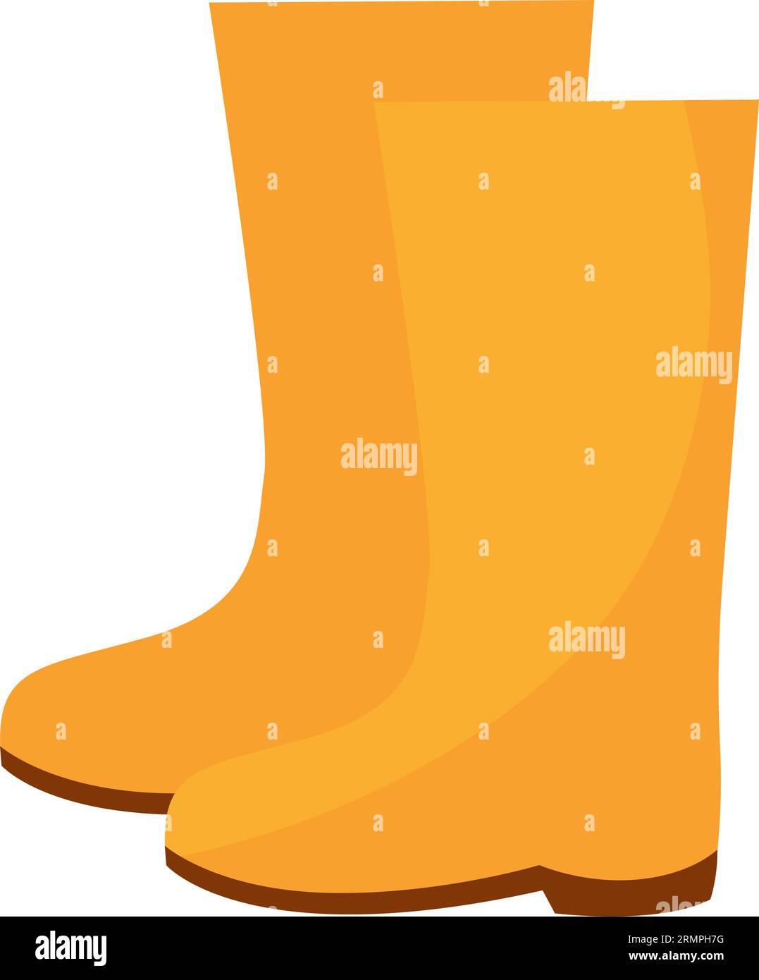 Pair rubber boots icon Stock Vector Images - Alamy