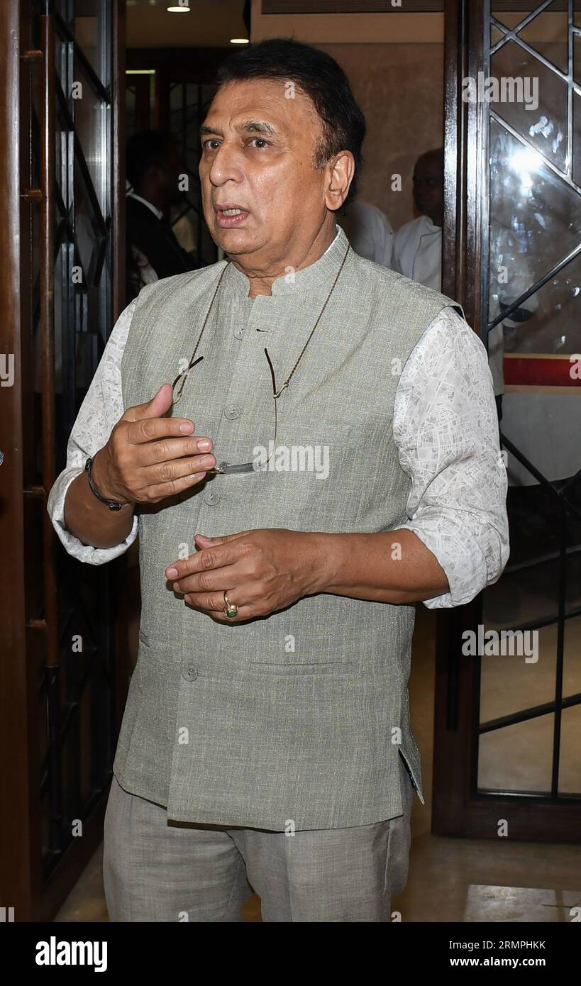Mumbai, India. 29th Aug, 2023. Former Indian cricketer and commentator ...