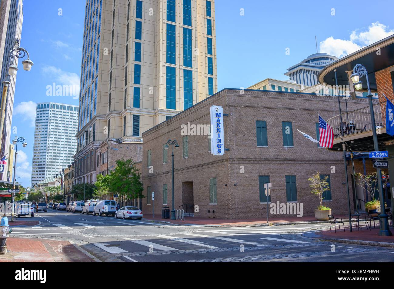 NEW ORLEANS, LA, USA - AUGUST 22, 2023: Manning's Restaurant and Sports ...